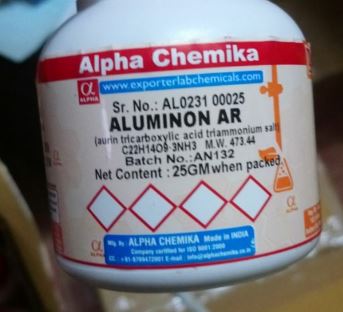 Hóa chất ALUMINON, Hãng Alpha chemika - Thiết bị Hà Nội